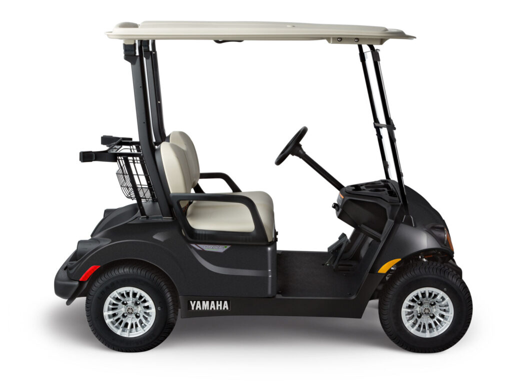 2026 Onyx Black Drive 2 EFI Yamaha PTV/Gas | Masek Rocky Mountain Golf Cars